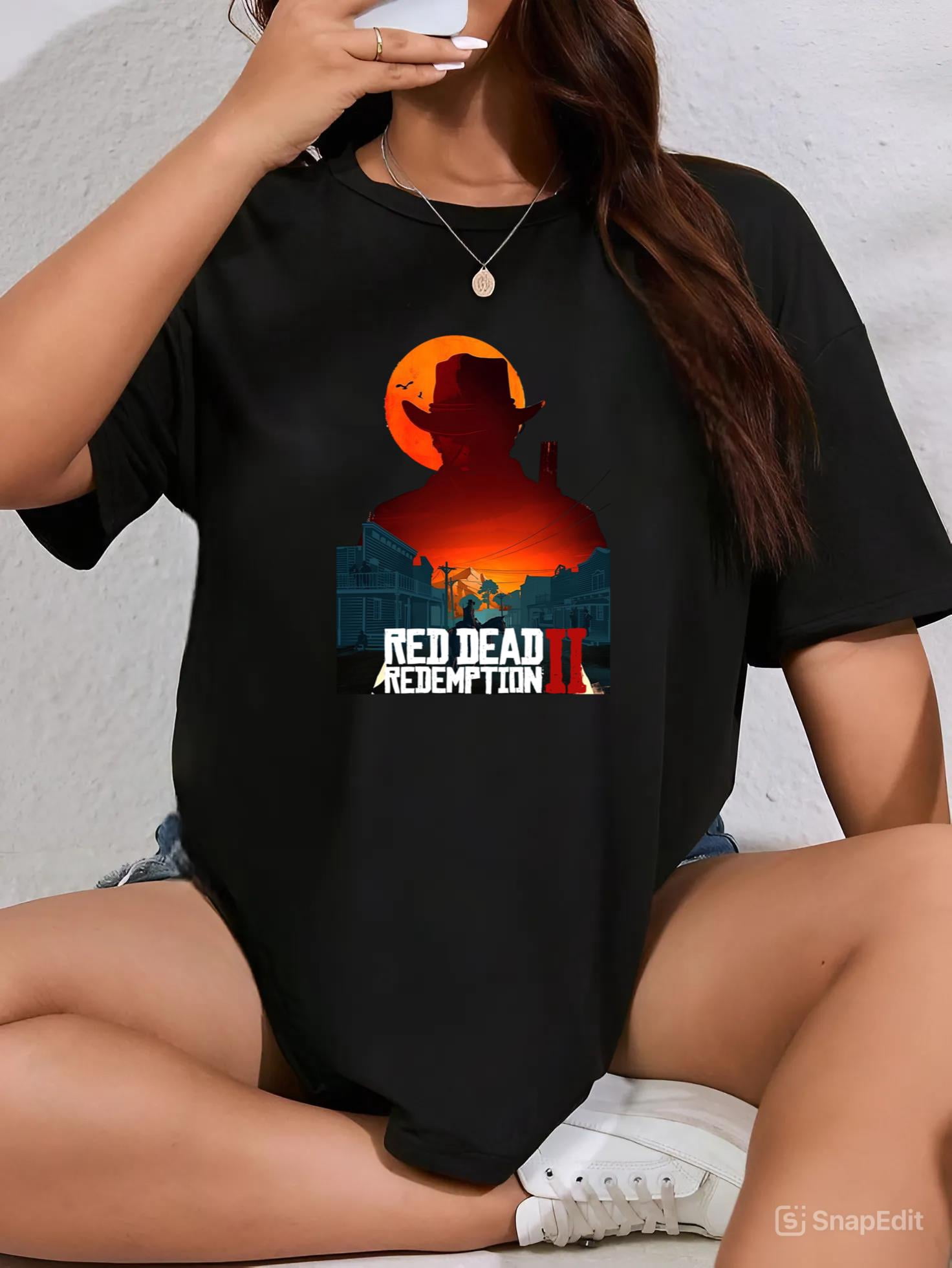 Red Dead Redemption 2 Video Game T Shirt Arthur Morgan Rockstar Western ...