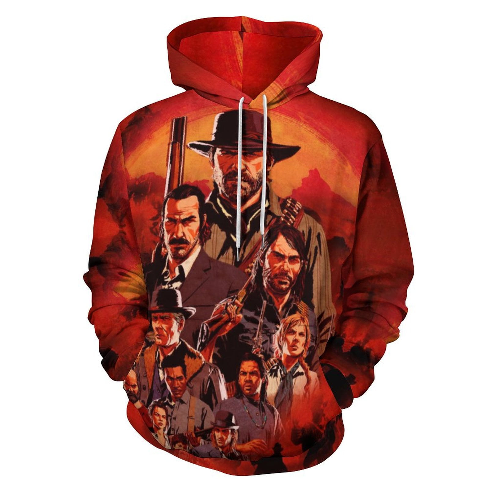 Red Dead Redemption Adult Sweater Pullover Sweatshirt Hoodies Long ...