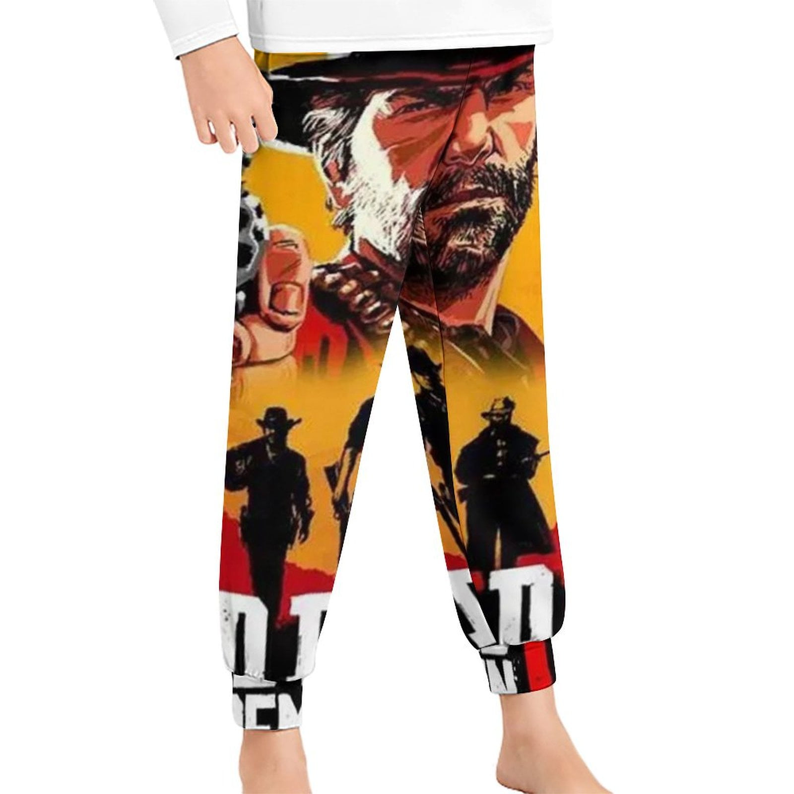 Red Dead Redemption Children's Pjamas Soft 3D Printing Pj Pants Lounge ...