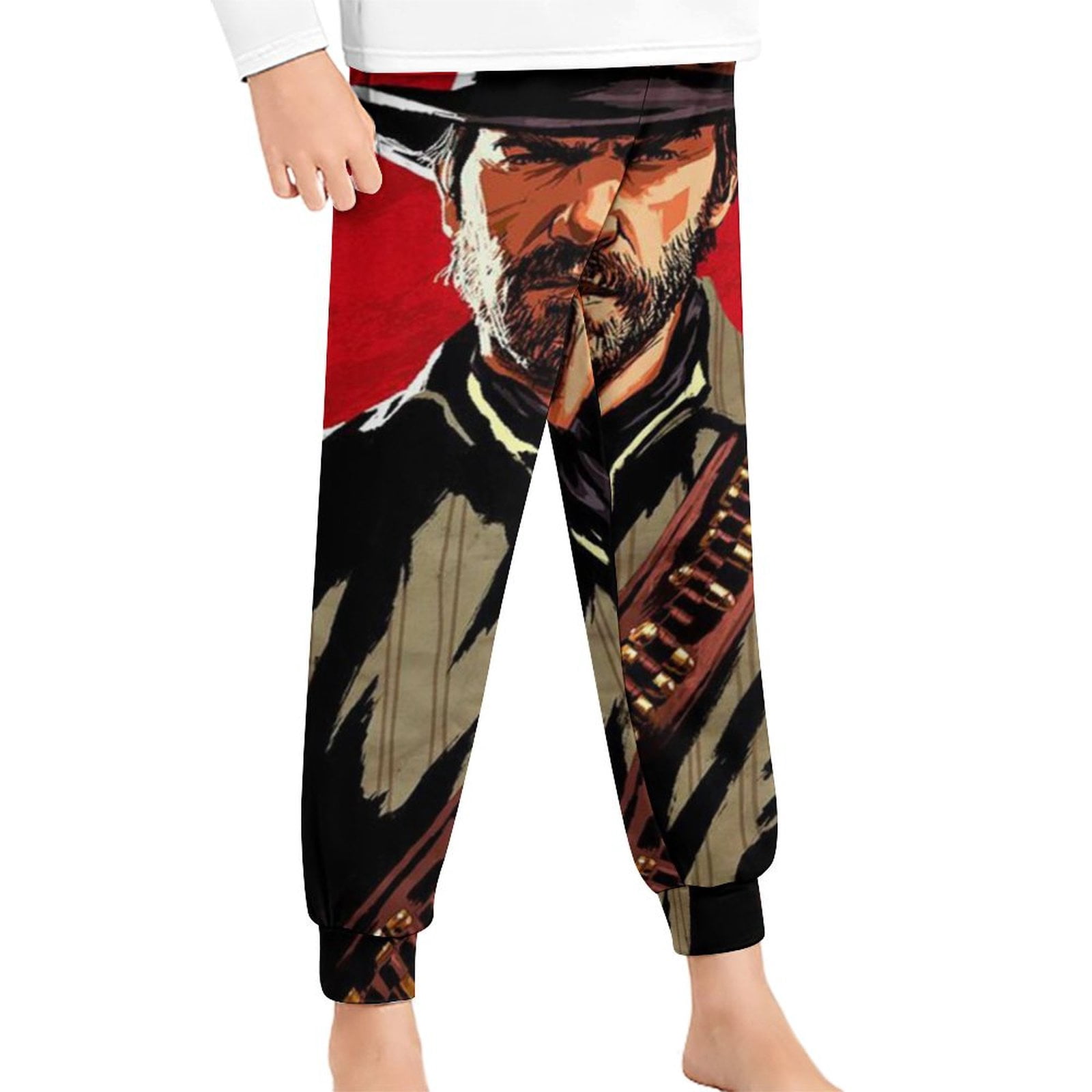 Red Dead Redemption Children's Pjamas Soft 3D Printing Pj Pants Lounge ...