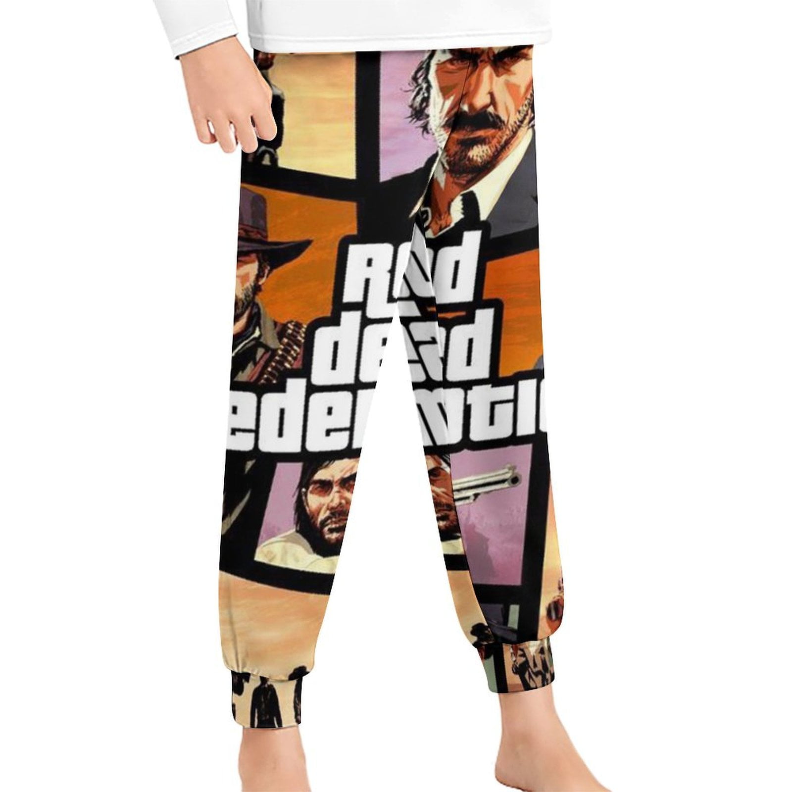 Red Dead Redemption Children's Pjamas Soft 3D Printing Pj Pants Lounge ...