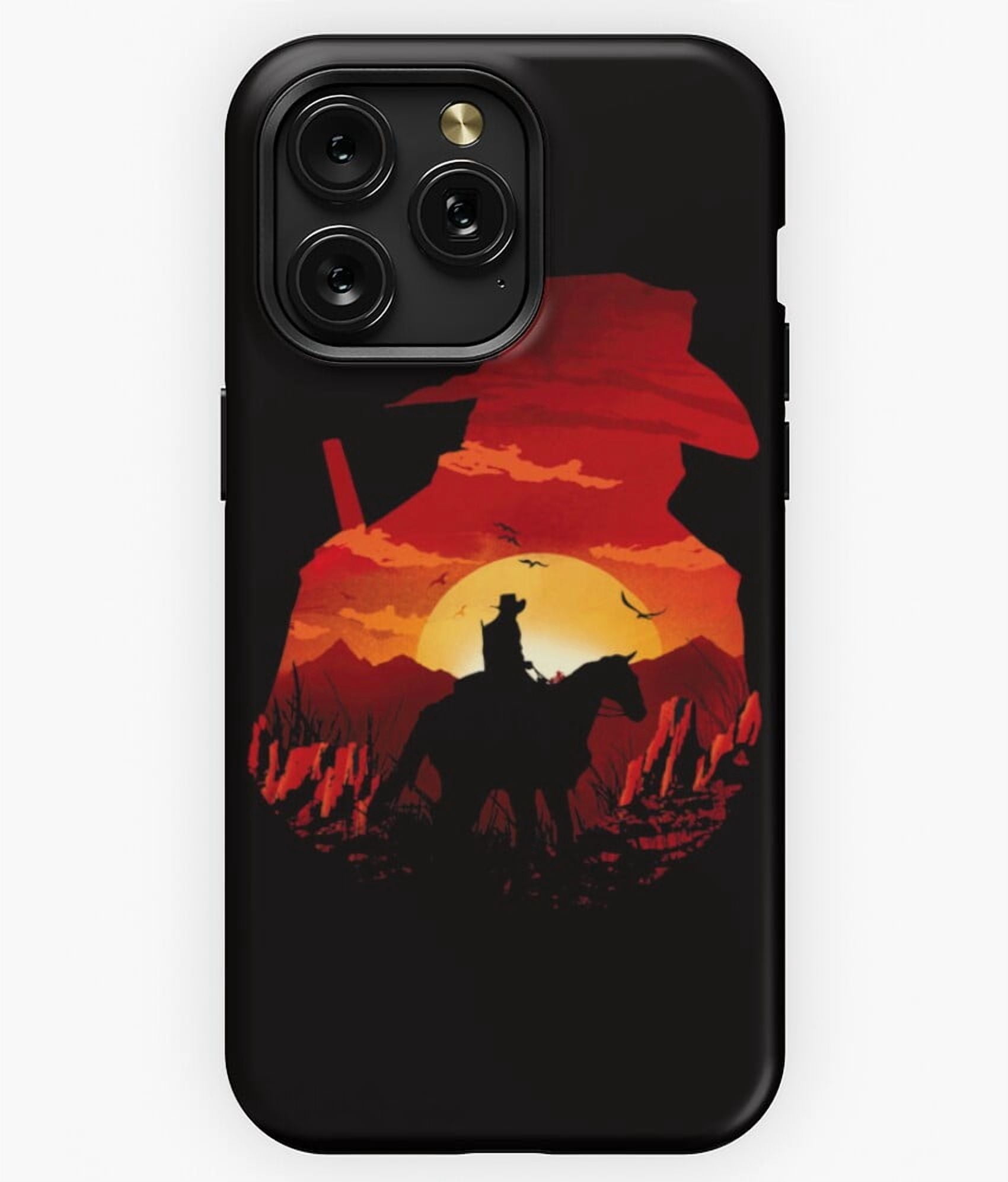 Red Dead Redemption Fan Logo Western Phone Case for iPhone 17 16 15 14 ...
