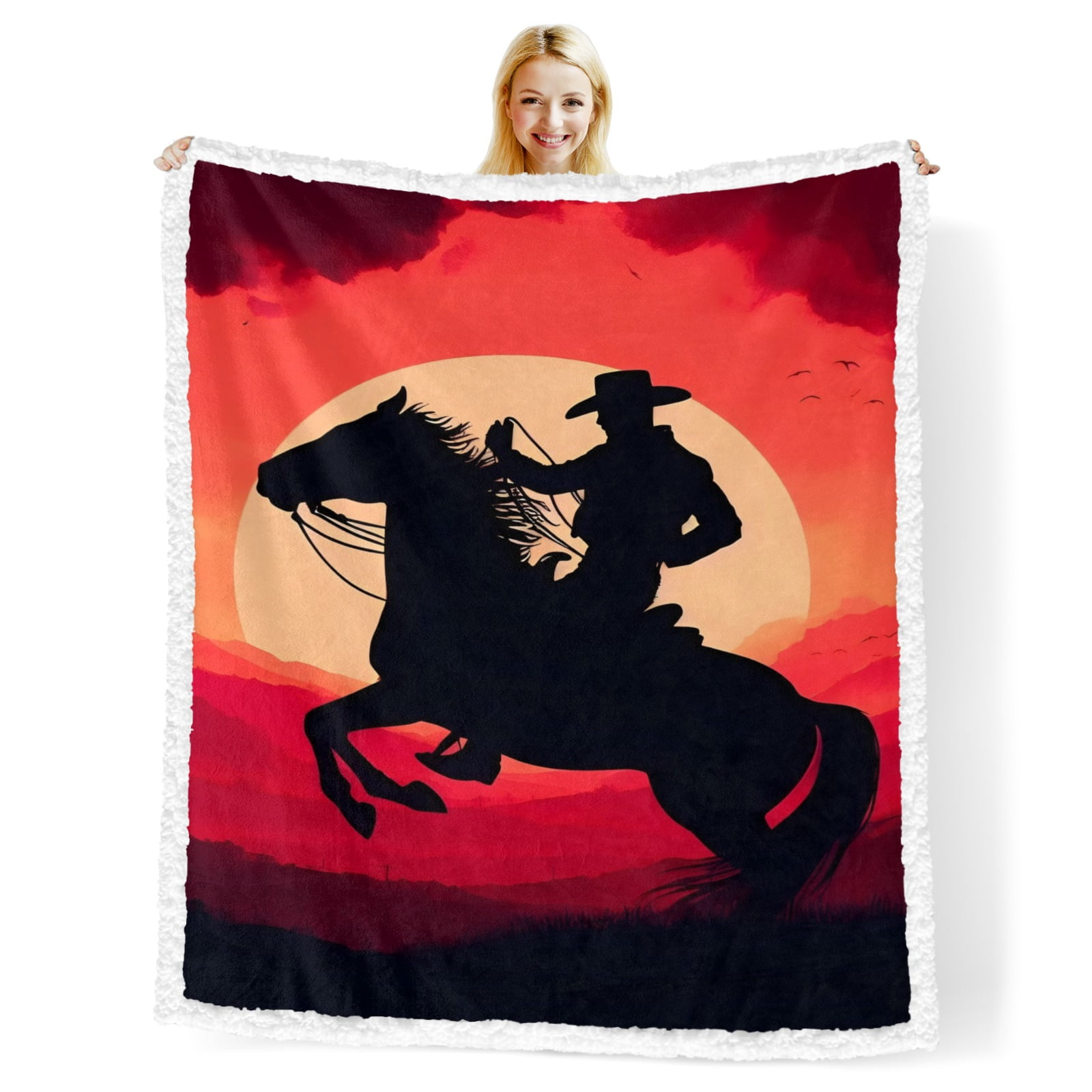 Red Dead Redemption High Definition Pattern 50 * 60 inch Flange Velvet ...