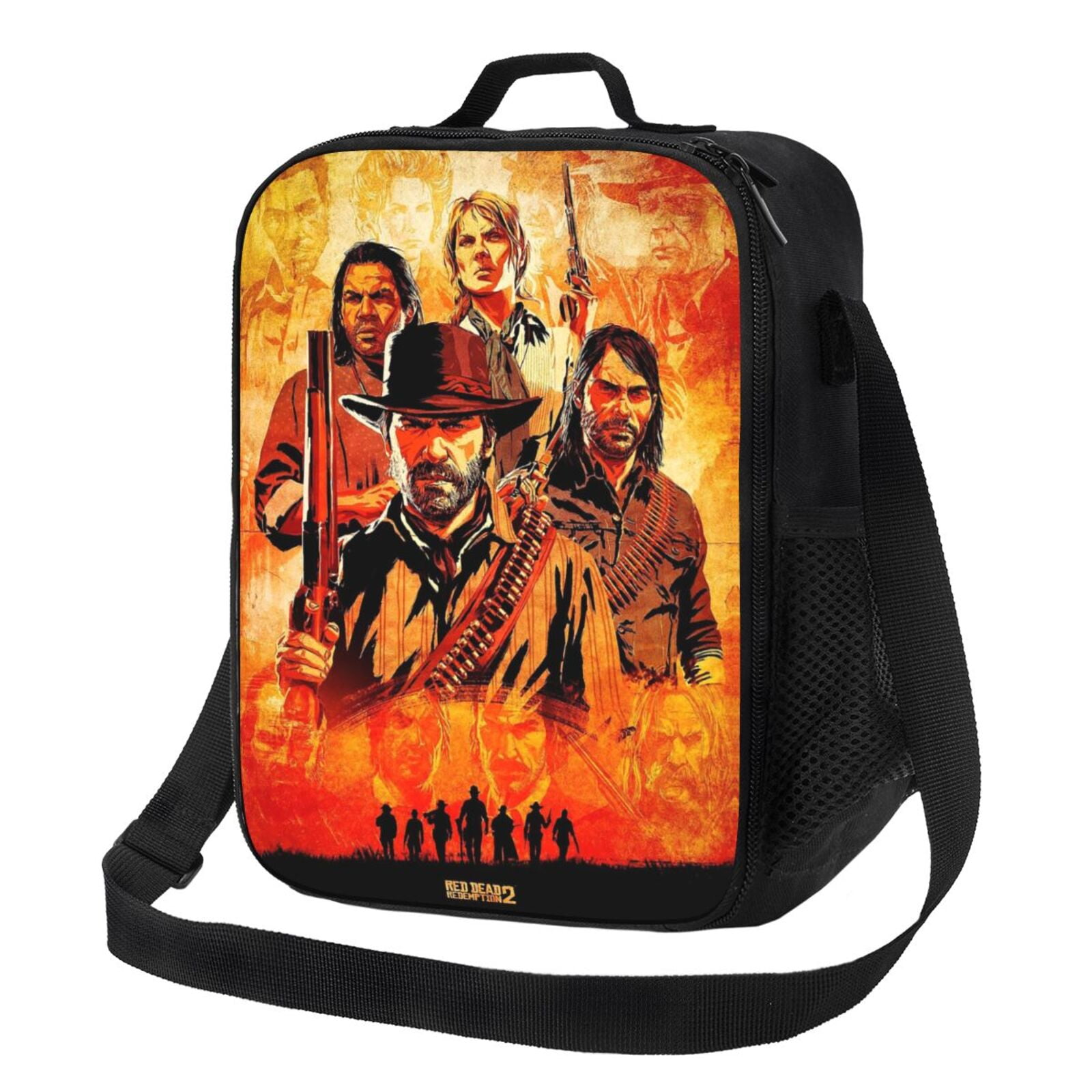 Red Dead Redemption Insulated Lunch Bag Leakproof Waterproof Reusable ...