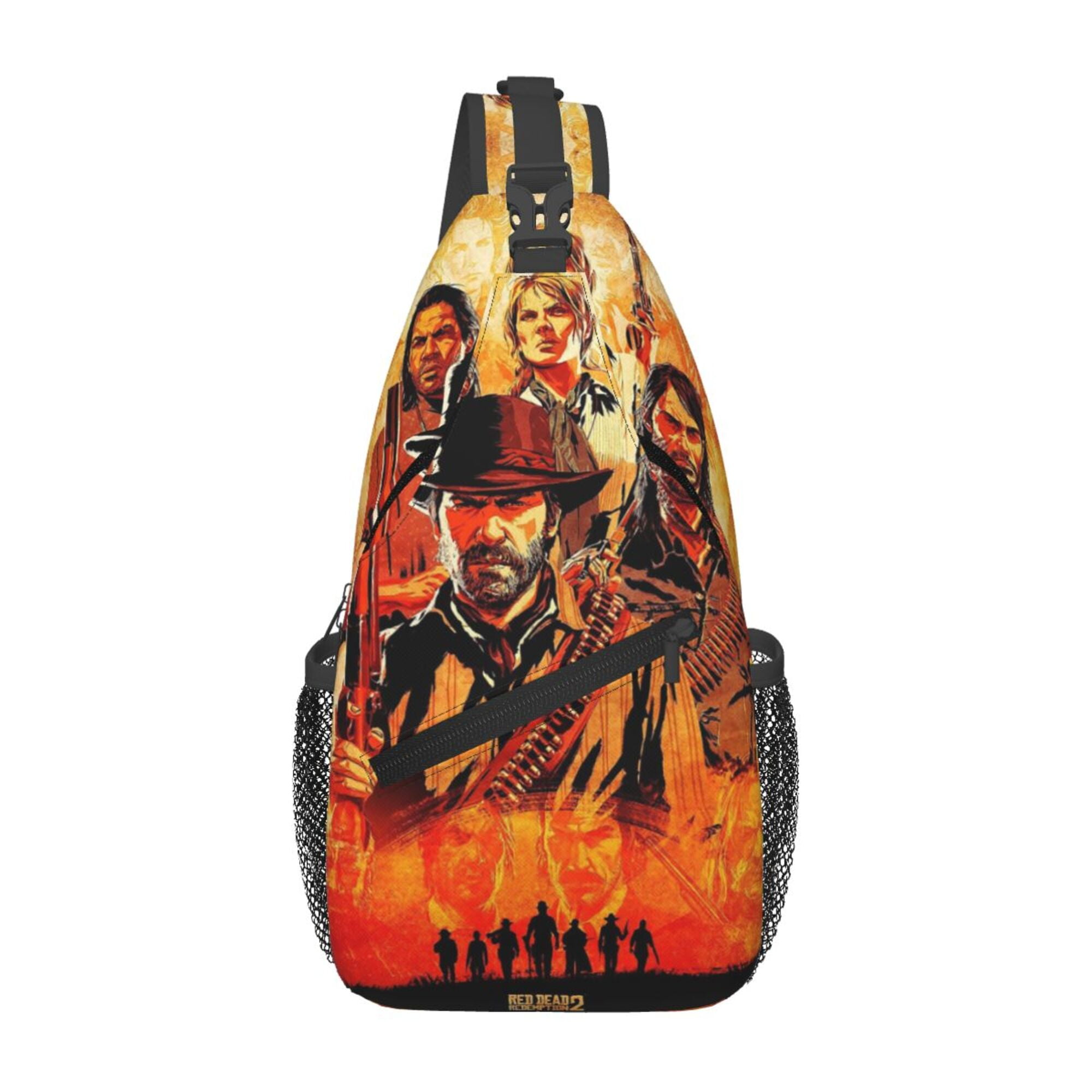 Red Dead Redemption Lightweight Cross Chest Bag Diagonally Sling Bag ...