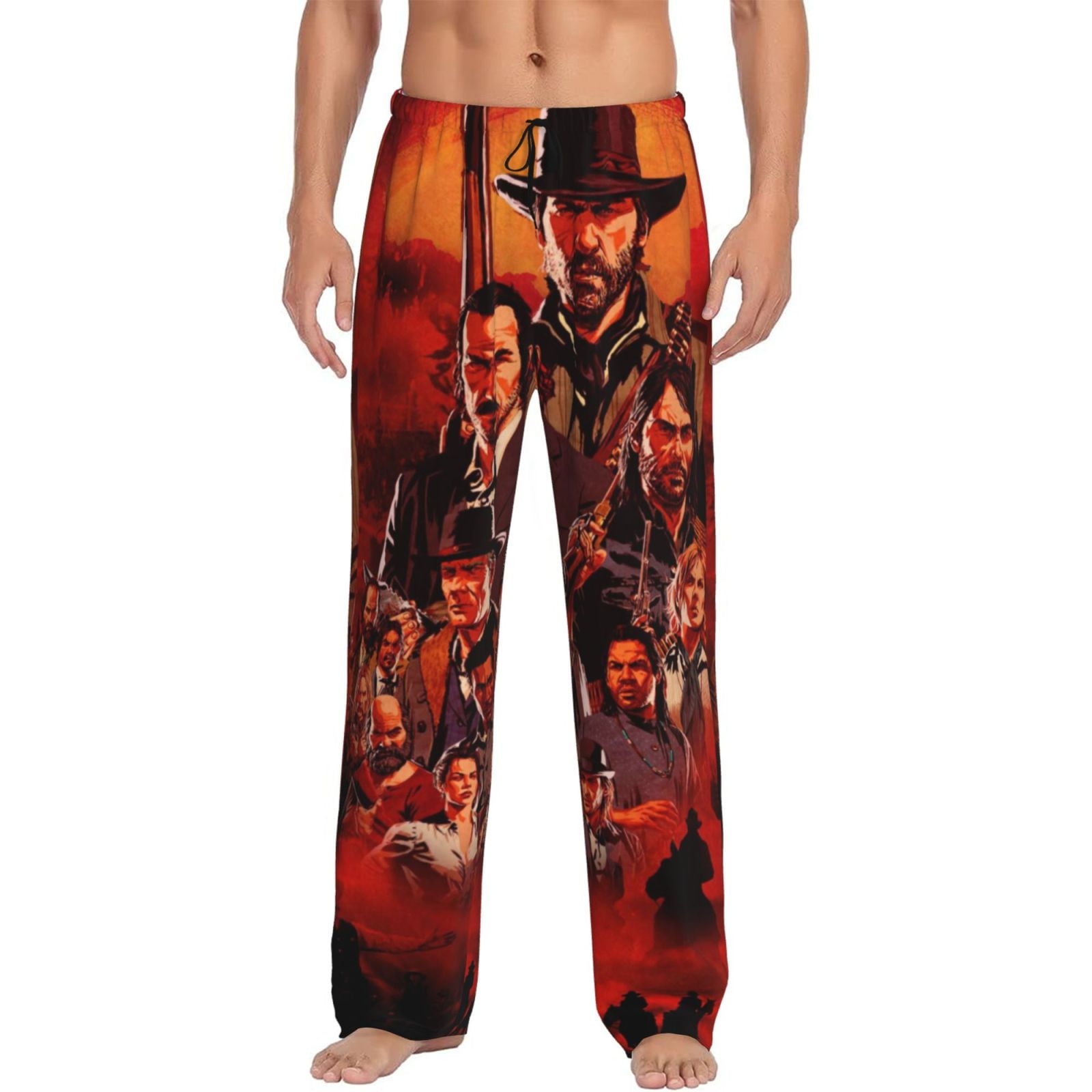 Red Dead Redemption Men's Pajama Long Pants Sleeping Pants Home ...