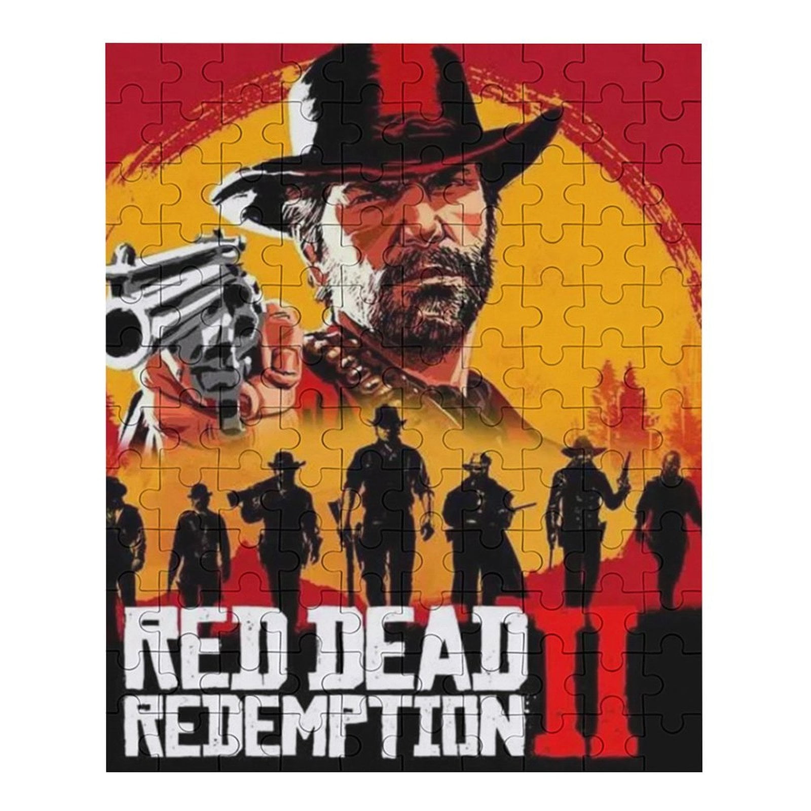 Red Dead Redemption Picture Puzzle 120 PCS Wooden Puzzle Artwork Jigsaw ...