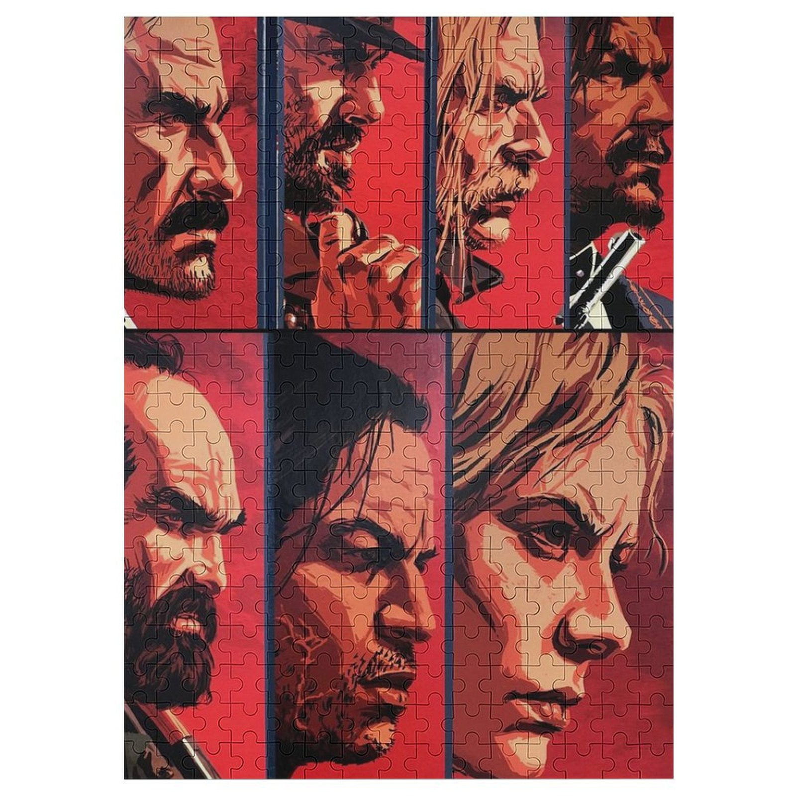 Red Dead Redemption Picture Puzzle 300 PCS Wooden Puzzle Artwork Jigsaw ...