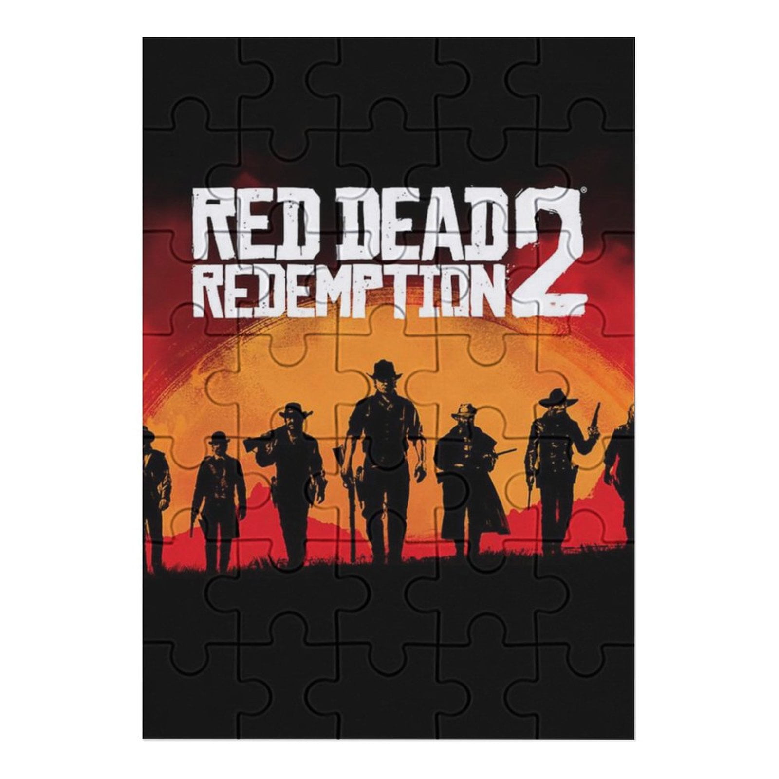 Red Dead Redemption Picture Puzzle 35 PCS Wooden Puzzle Artwork Jigsaw ...