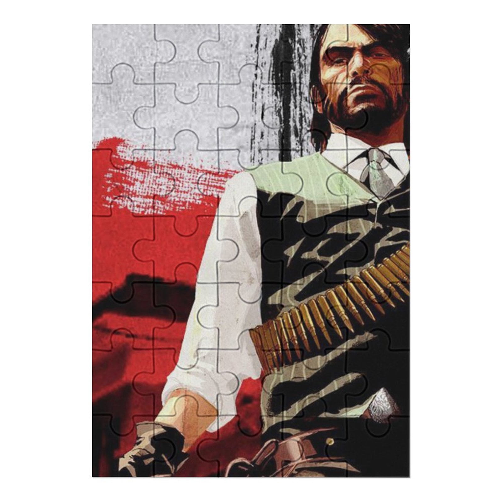 Red Dead Redemption Picture Puzzle 35 PCS Wooden Puzzle Artwork Jigsaw ...