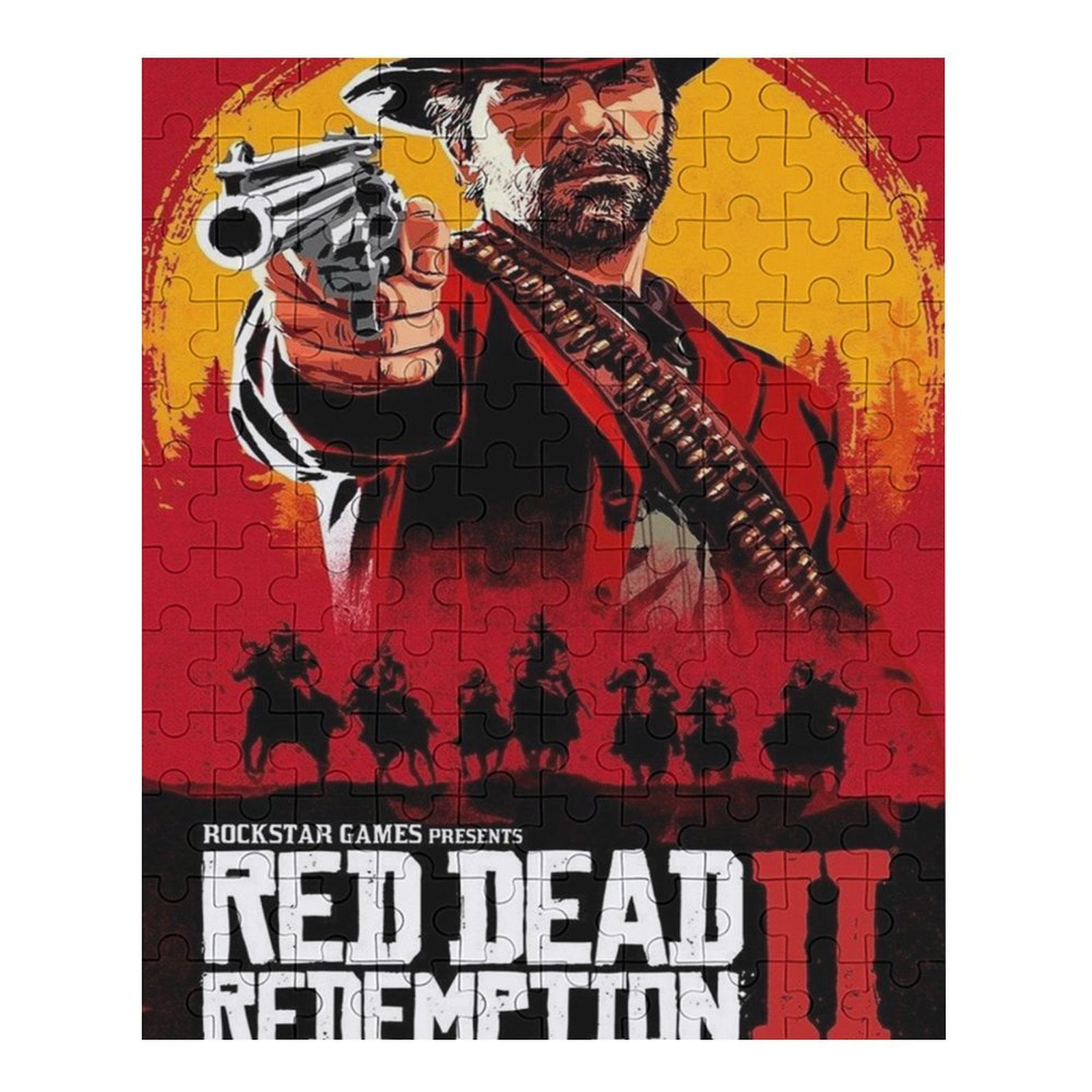 Red Dead Redemption Picture Puzzle 70 PCS Wooden Puzzle Artwork Jigsaw ...