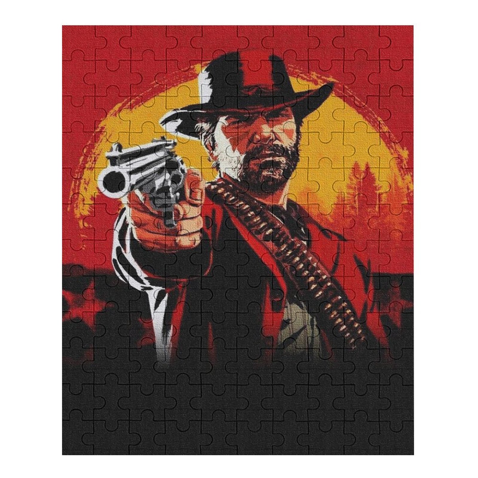 Red Dead Redemption Picture Puzzle 70 PCS Wooden Puzzle Artwork Jigsaw ...