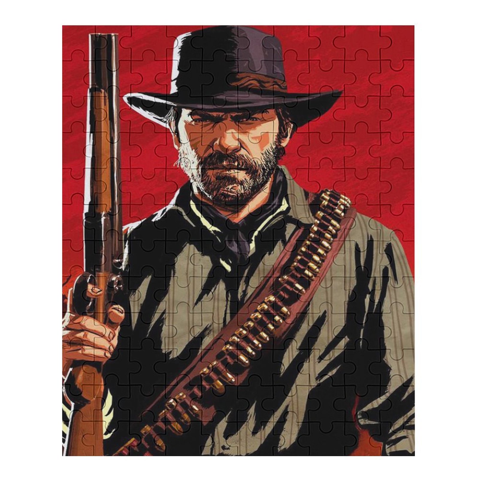 Red Dead Redemption Picture Puzzle 70 PCS Wooden Puzzle Artwork Jigsaw ...