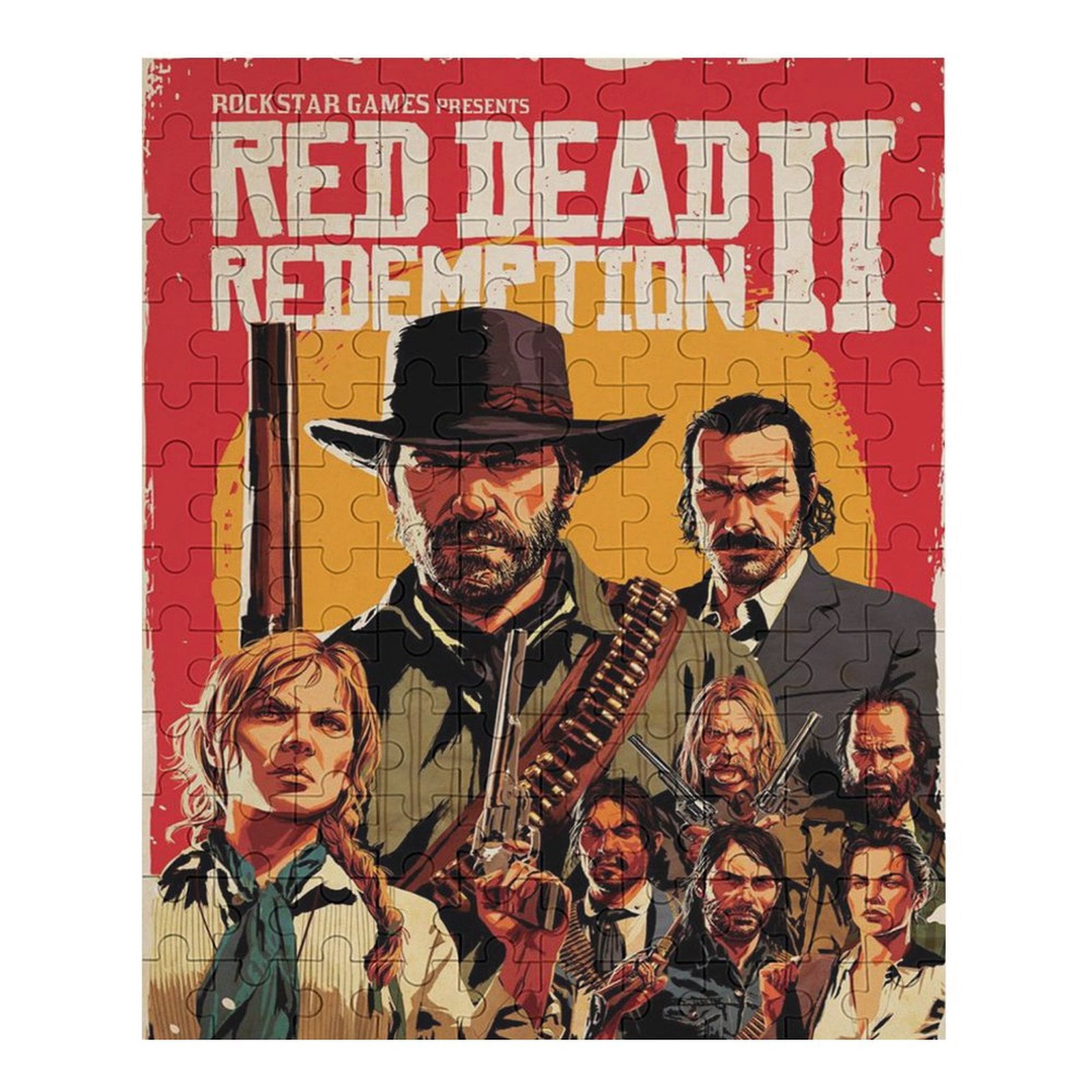 Red Dead Redemption Picture Puzzle 70 PCS Wooden Puzzle Artwork Jigsaw ...