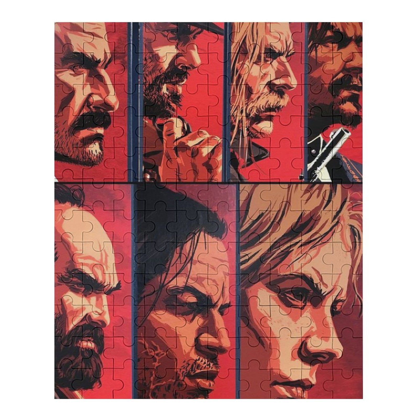 Red Dead Redemption Picture Puzzle 70 PCS Wooden Puzzle Artwork Jigsaw ...