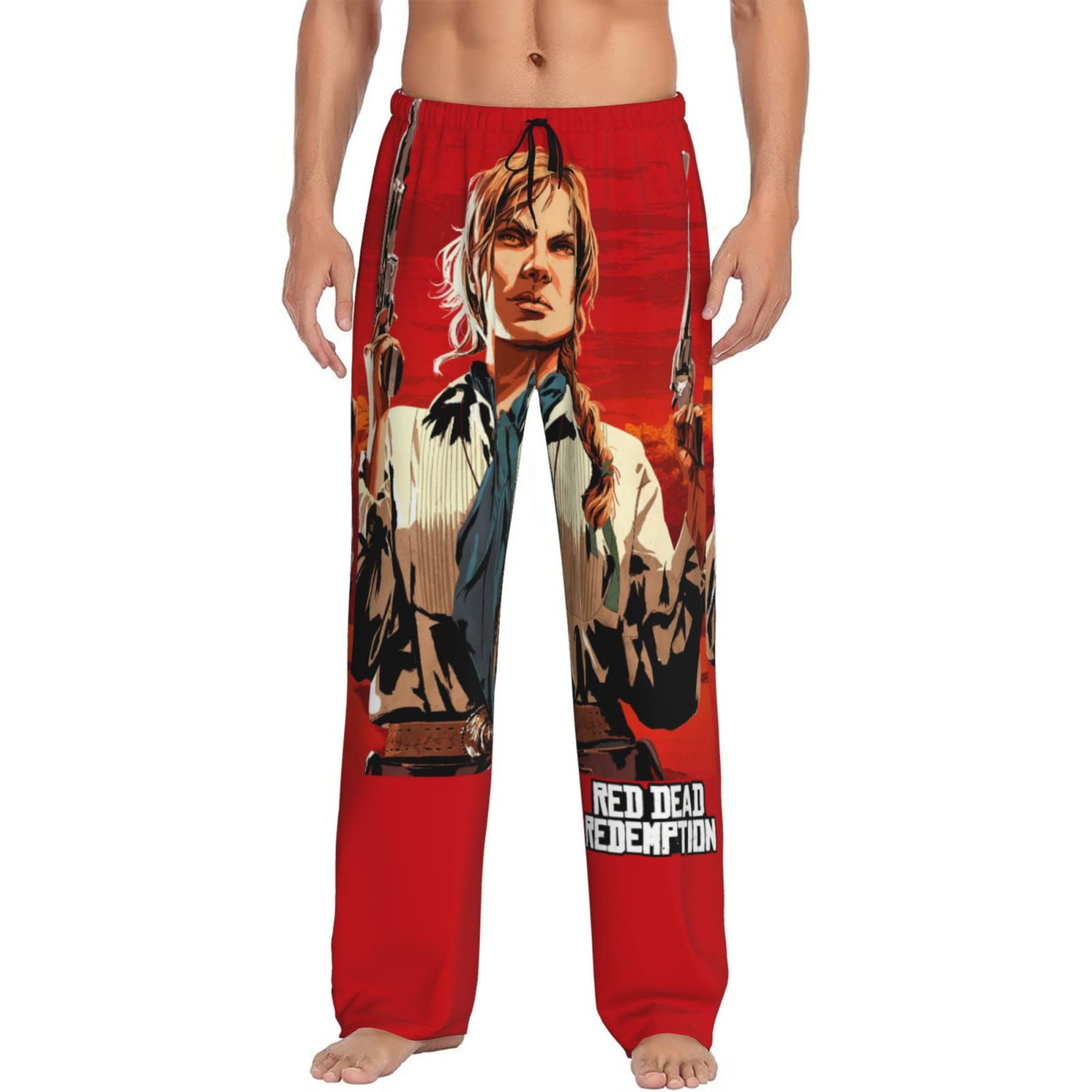 Red Dead Redemption Rdr Men's Pajama Long Pants Sleeping Pants Home ...