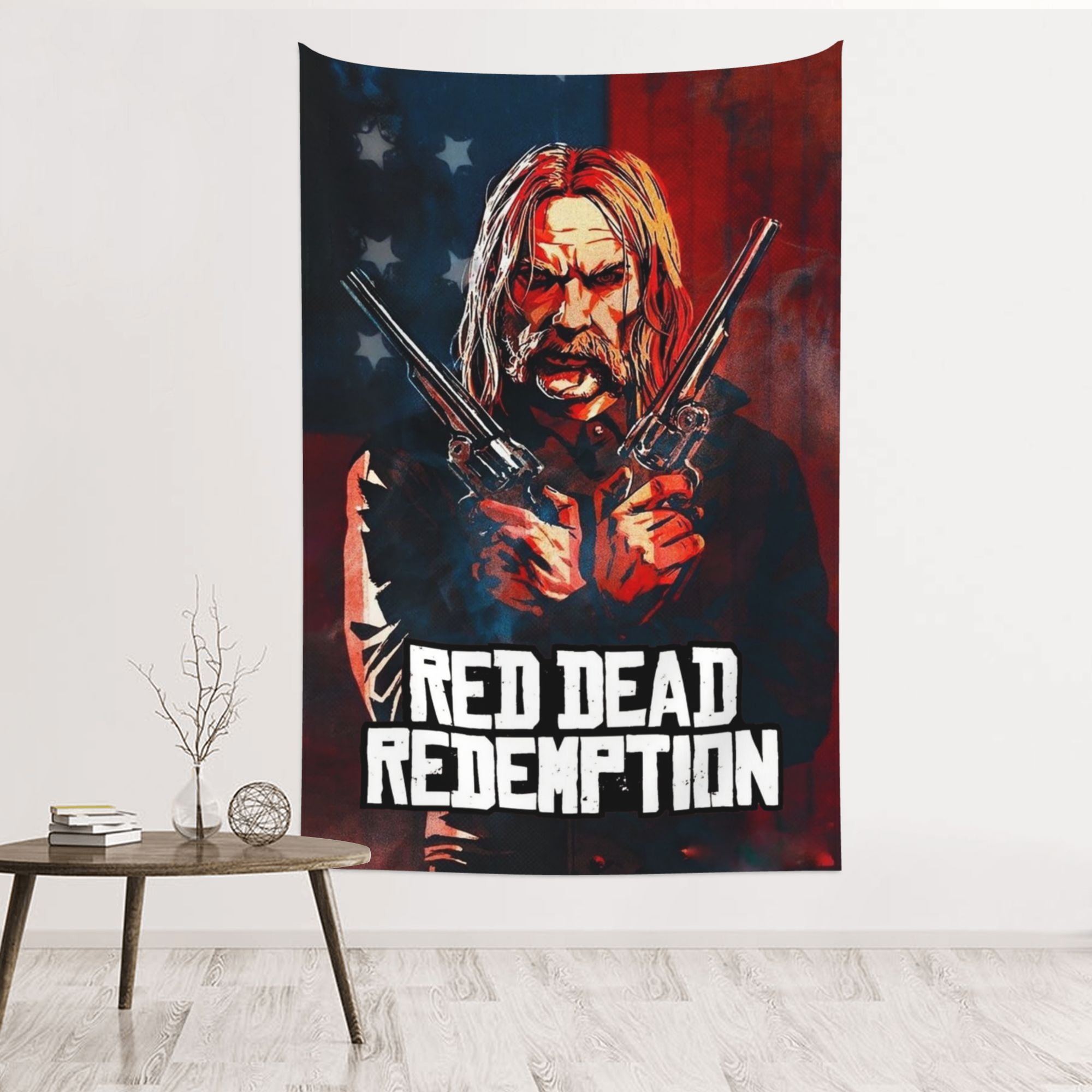 Red Dead Redemption Rdr Wall Tapestry Poster for Bedroom Aesthetics ...