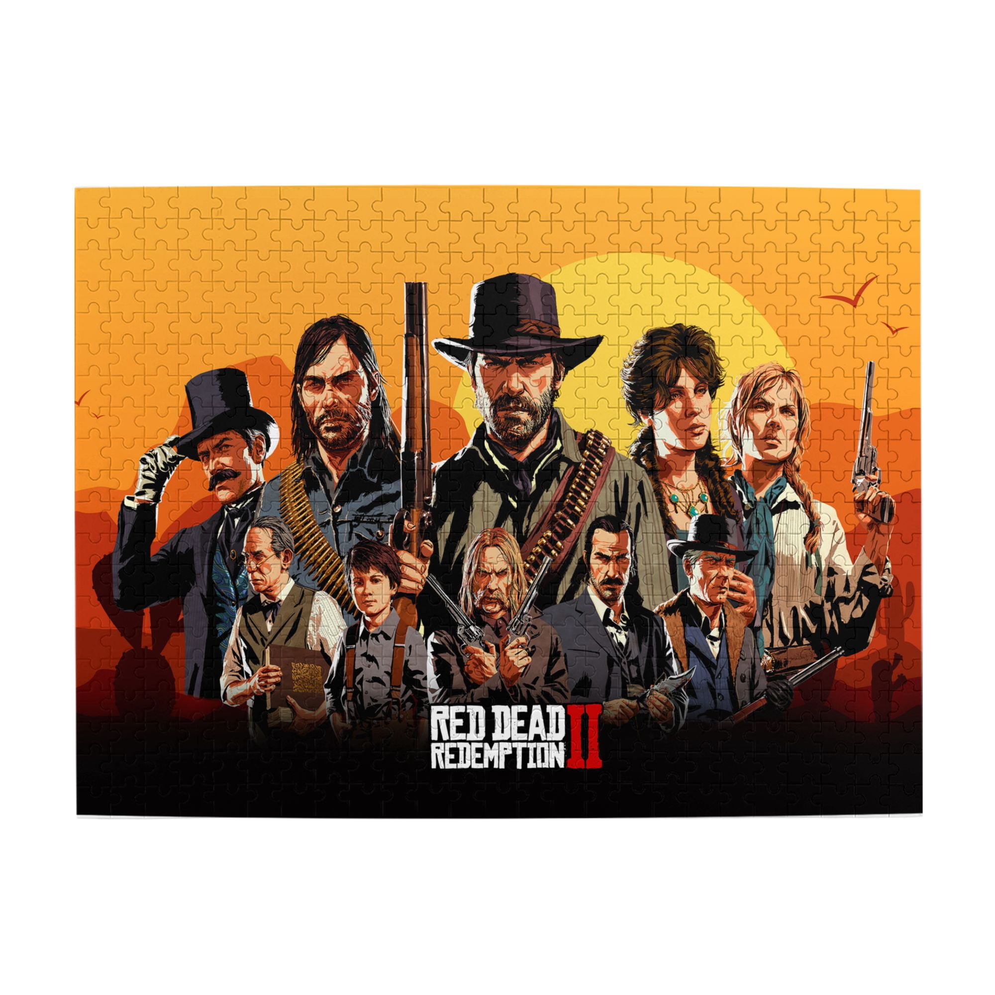 Red Dead Redemption Rdr Wooden Picture Puzzle 500 Piece Jigsaw Puzzle ...