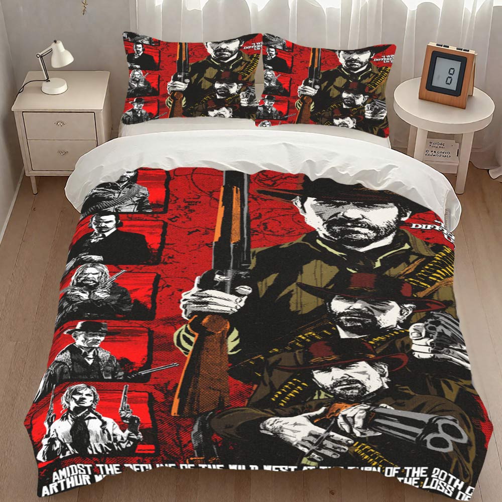 Red Dead Redemption Toddler Bedding Set Gifts Comforter Girls Boys ...