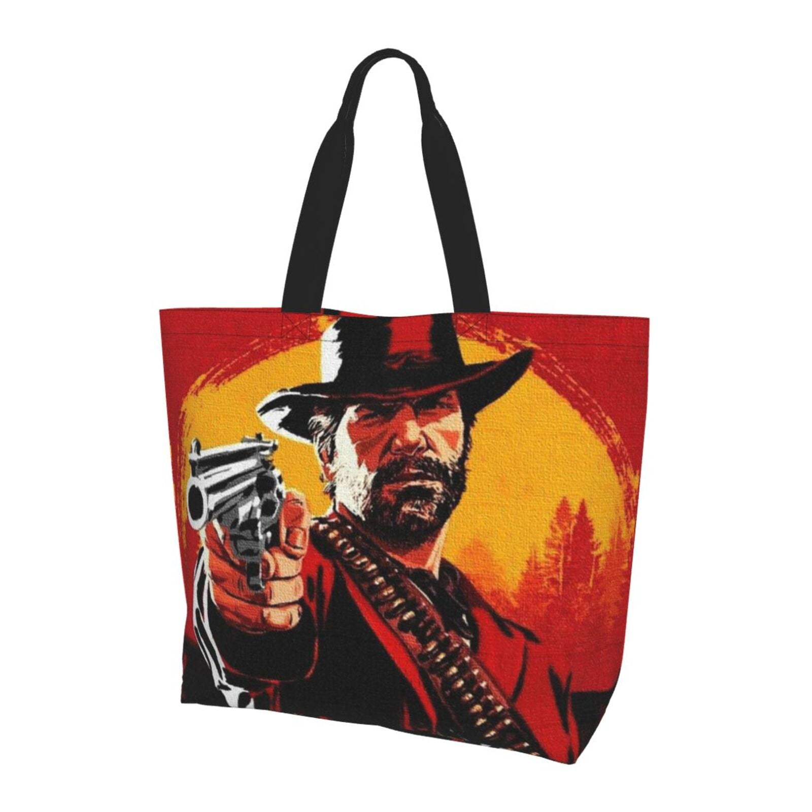 Red Dead Redemption Women Tote Shoulder Shopping Bag Handbag Reusable ...