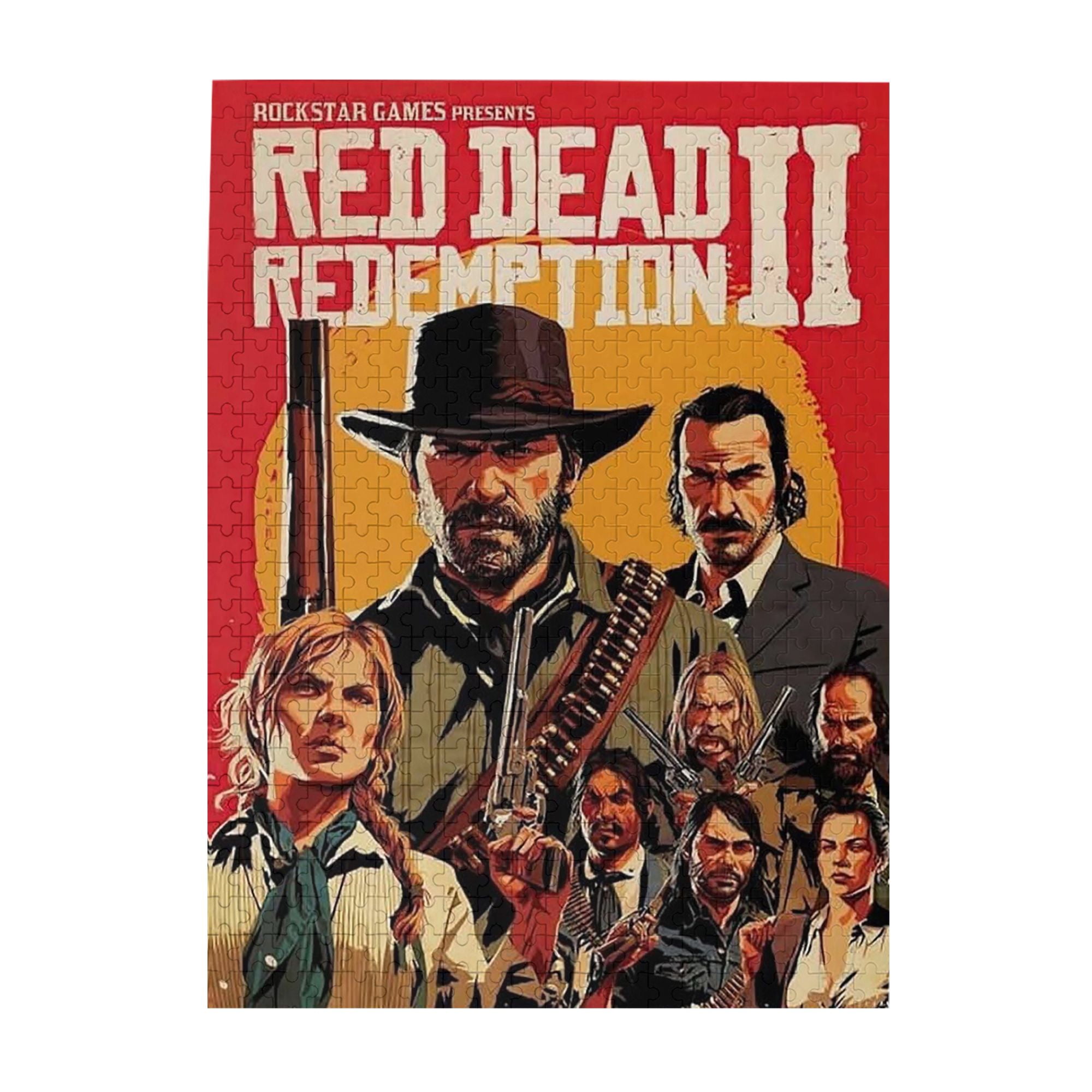 Red Dead Redemption Wooden Picture Puzzle 500 Piece Jigsaw Puzzle for ...