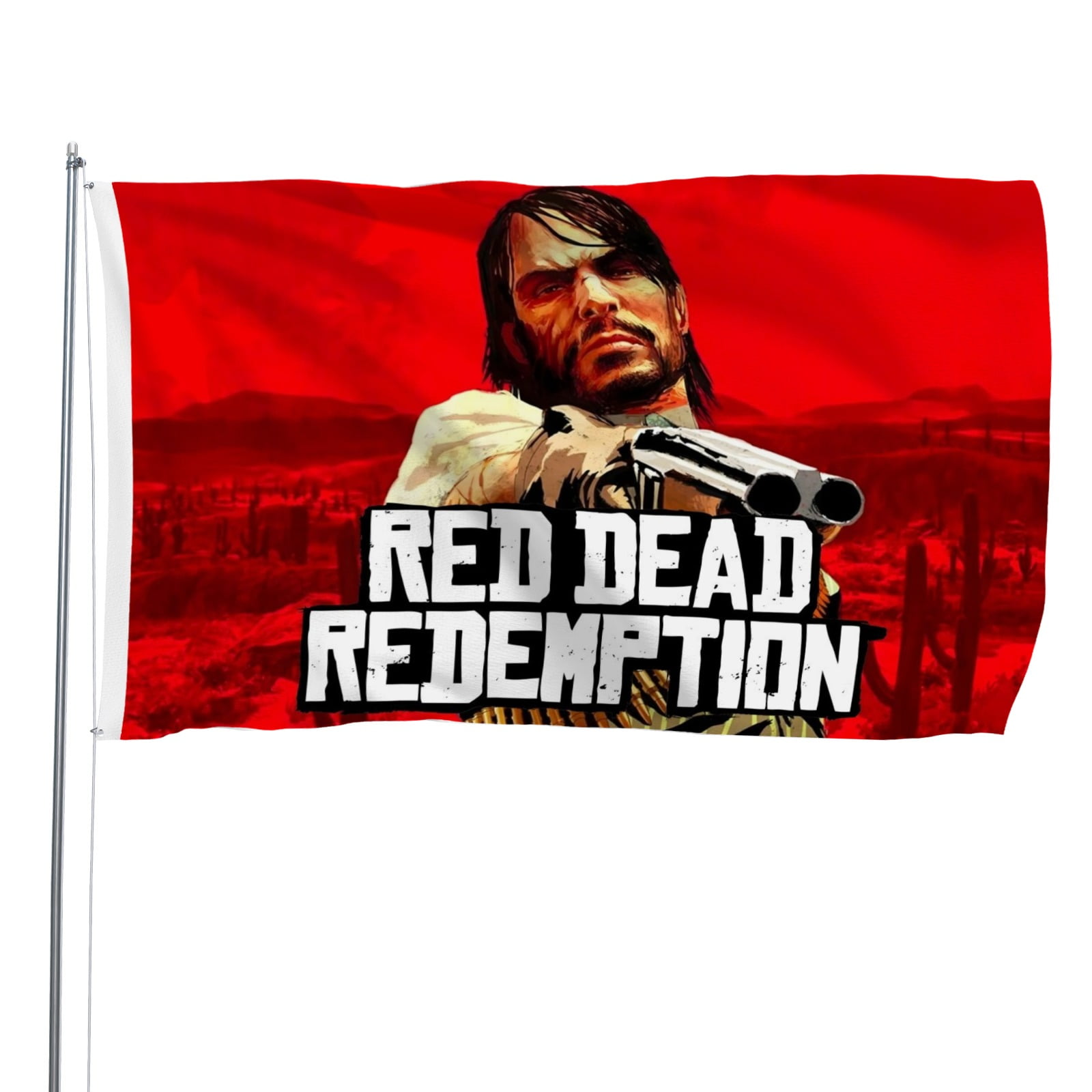 Red Dead Redemption-themed Printed Flag Perfect gift for fans, friends ...