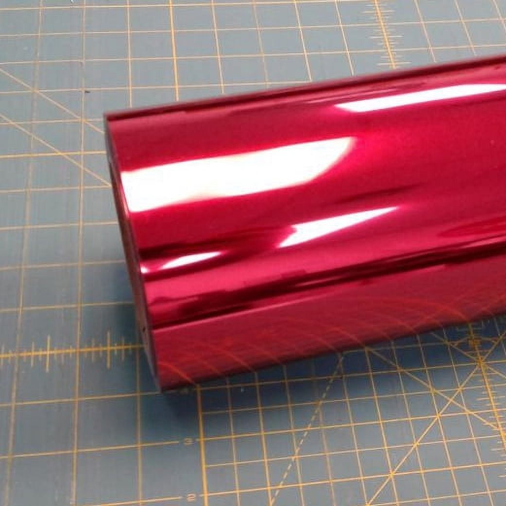 Red DecoFilm Brilliant 19" x 3' (3 feet) of Iron on Heat Transfer Vinyl ...