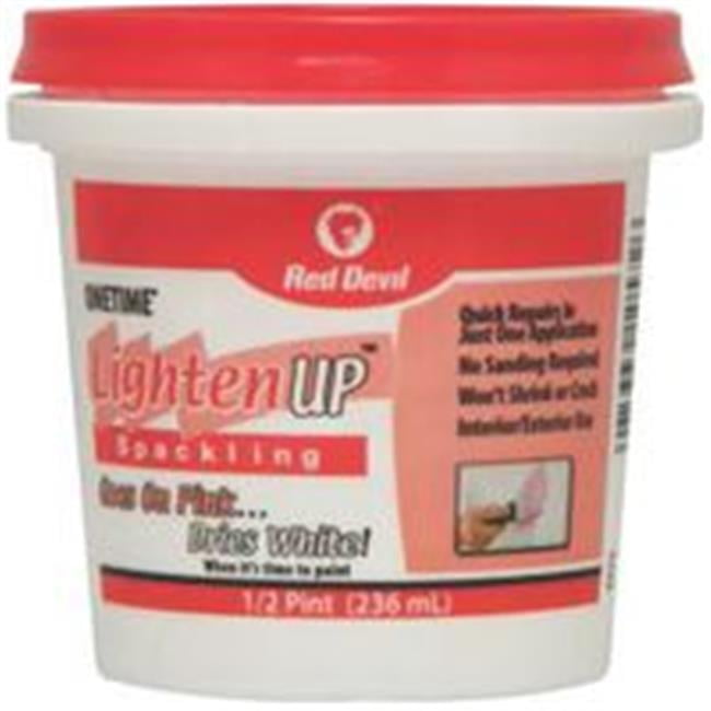 Red Devil 0572 1/2" Pint Lightweight Spackling - Walmart.com