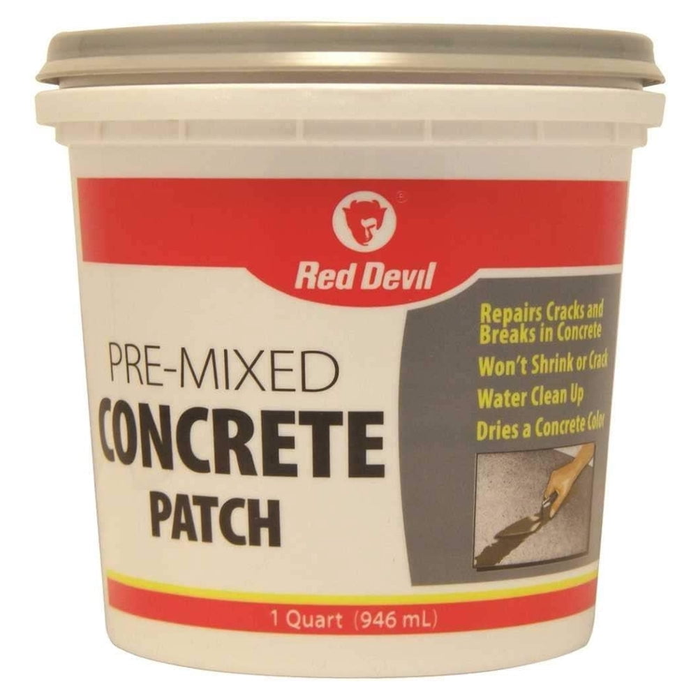 Red Devil 0644 Pre-Mix Concrete Patch, 1-Quart, Each - Walmart.com