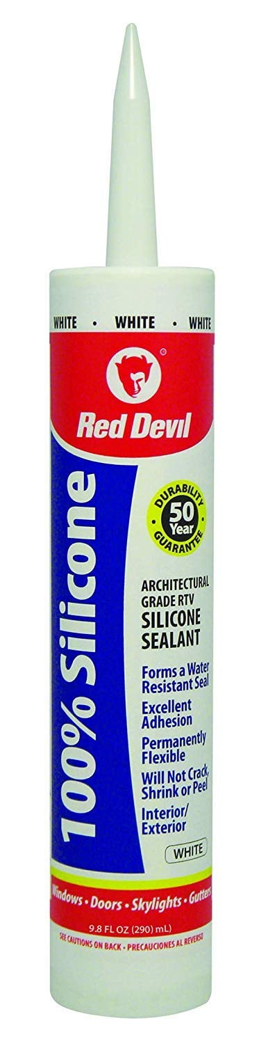 Red Devil 0816 100% Silicone Sealant Architectural Grade, Silicone ...