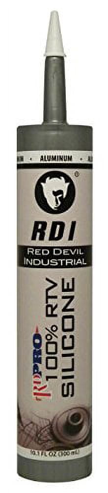Red Devil 08164I RD PRO Industrial Grade RTV 100% Silicone Sealant, 10. ...