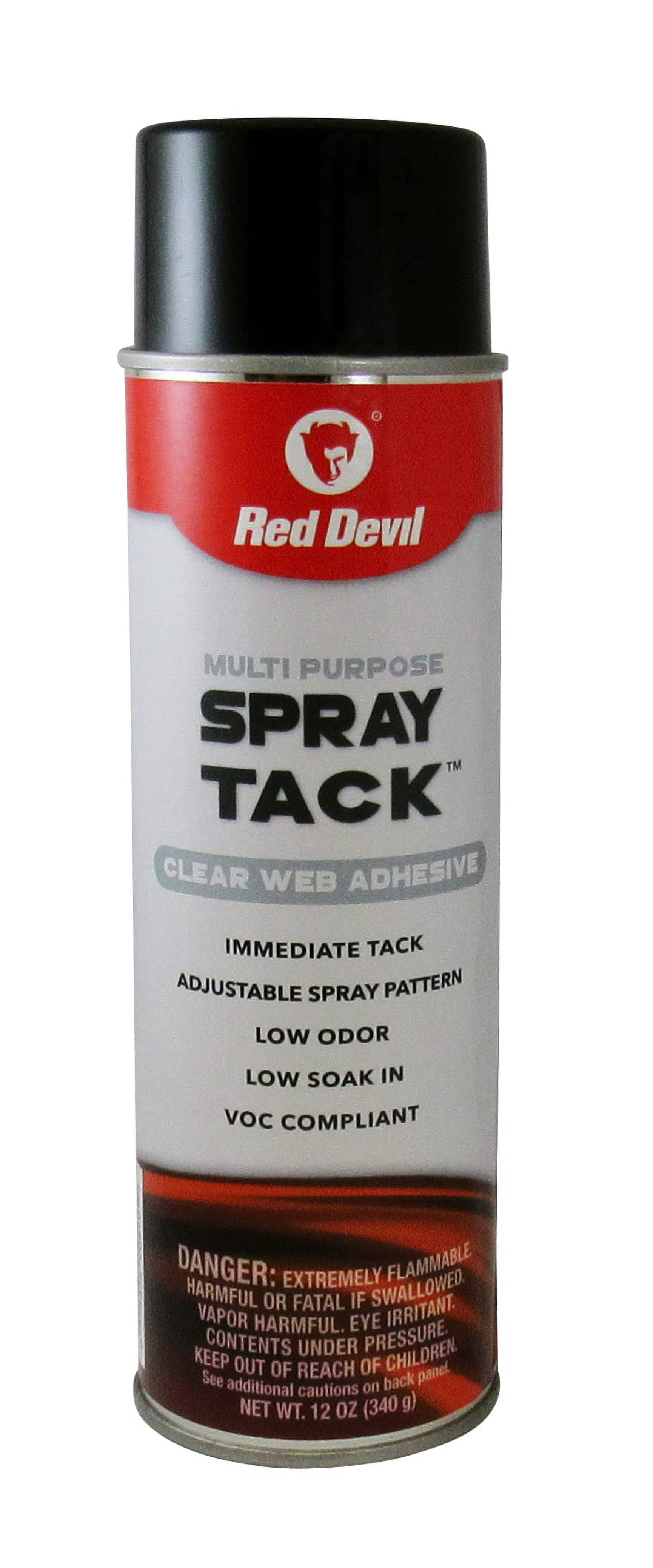 Red Devil 0843DI Multi Purpose Spray Adhesive 12 oz, Pack of 12 ...