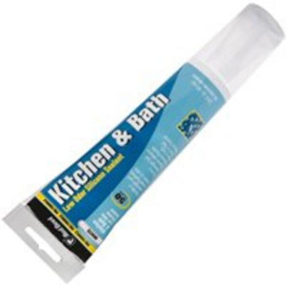 Red Devil 0883 Kitchen & Bath Silicone Sealant, White, 2.8 Oz., Each ...