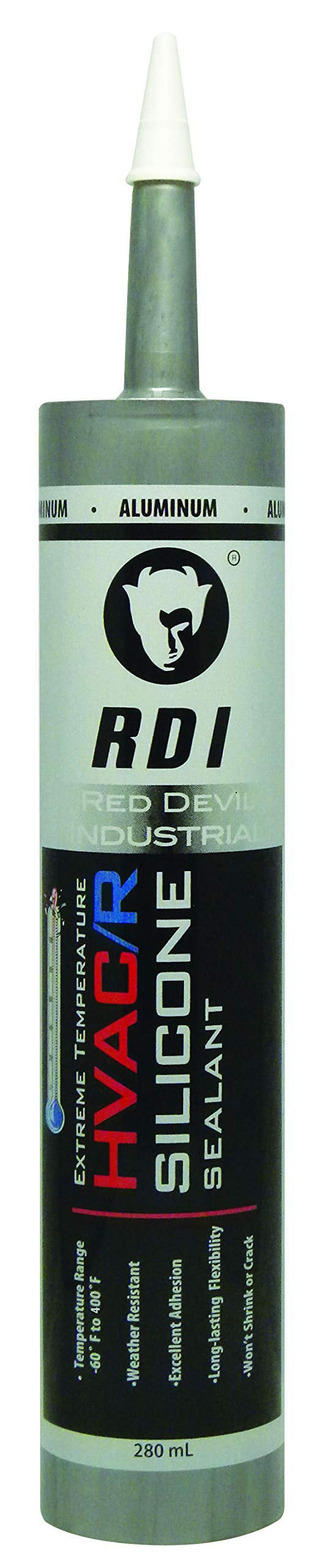 Red Devil 089650 Extreme Temperature HVAC/R Silicone Sealant, Long ...