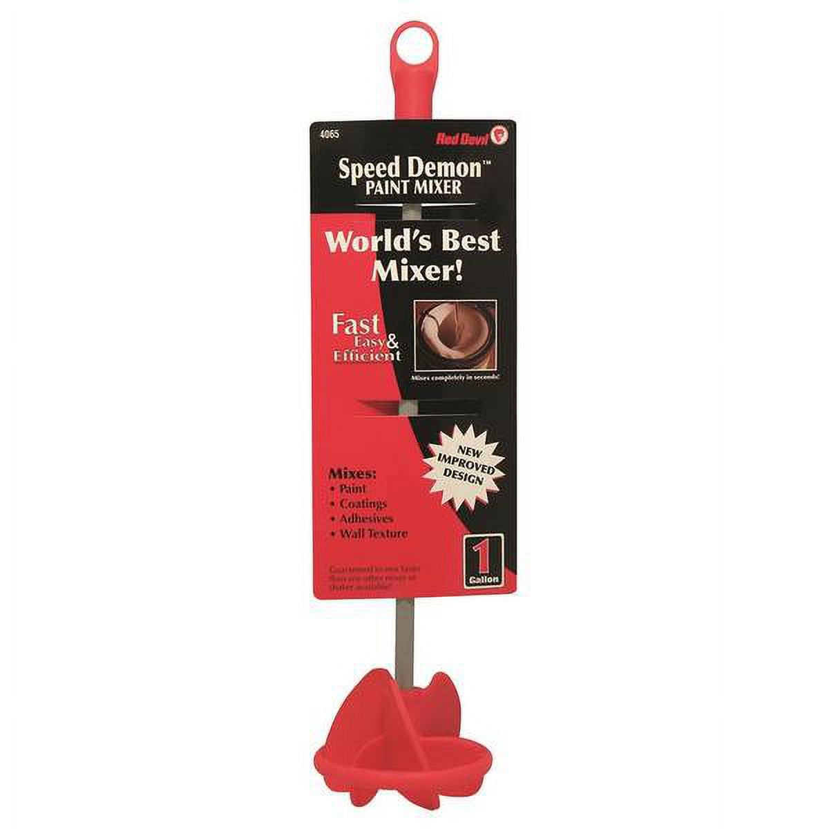 Red Devil 1 Gallon Speed Demon Paint Mixer - Walmart.com