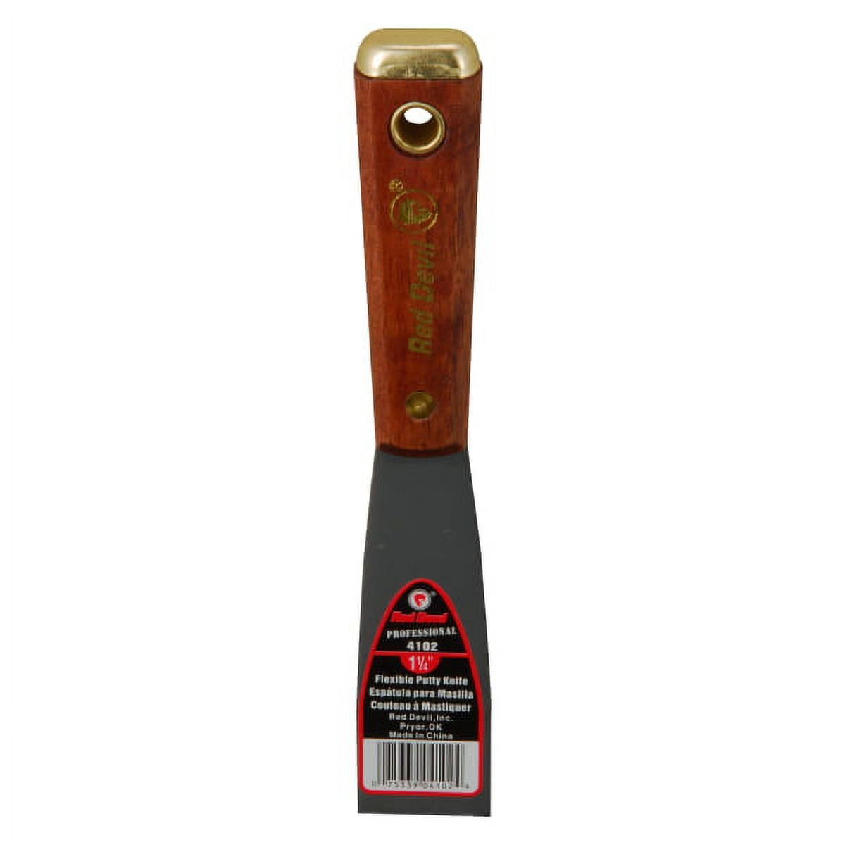 Red Devil 4100 Pro Series Putty Knife, 1-1/4" Width, Flexible - Walmart.com