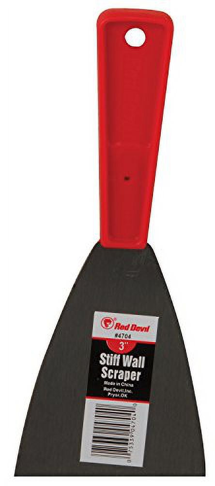 Red Devil 4704 Wall Scraper, 3", Black - Walmart.com