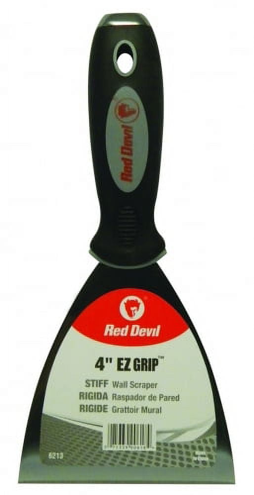 Red Devil 6213 4" Stiff EZ Grip Spackle Knife - Walmart.com