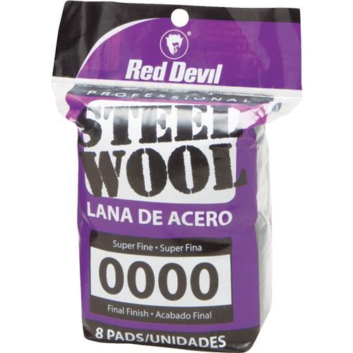Red Devil 8-Pack Steel Wool 8PK #2, Each - Walmart.com