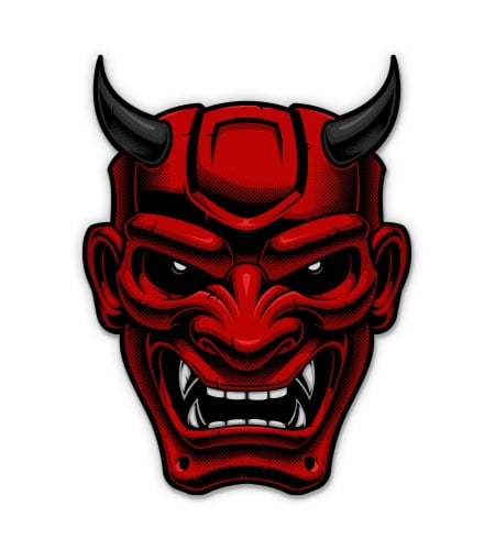 Red Devil - 8" Vinyl Sticker - For Car Laptop I-Pad - Waterproof Decal - Walmart.com