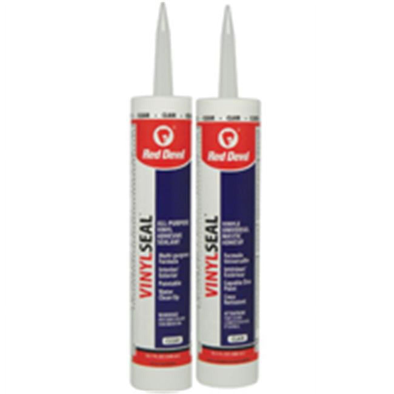 Red Devil Paint Master 00126CA Adhesive Caulk, Clear, 10.1 oz Cartridge ...