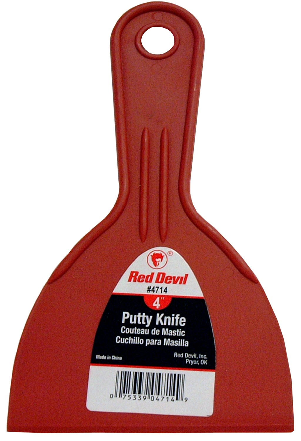 Red Devil Plastic Putty Knife, Disposable, 4 Inch, Adhesive Scraper ...