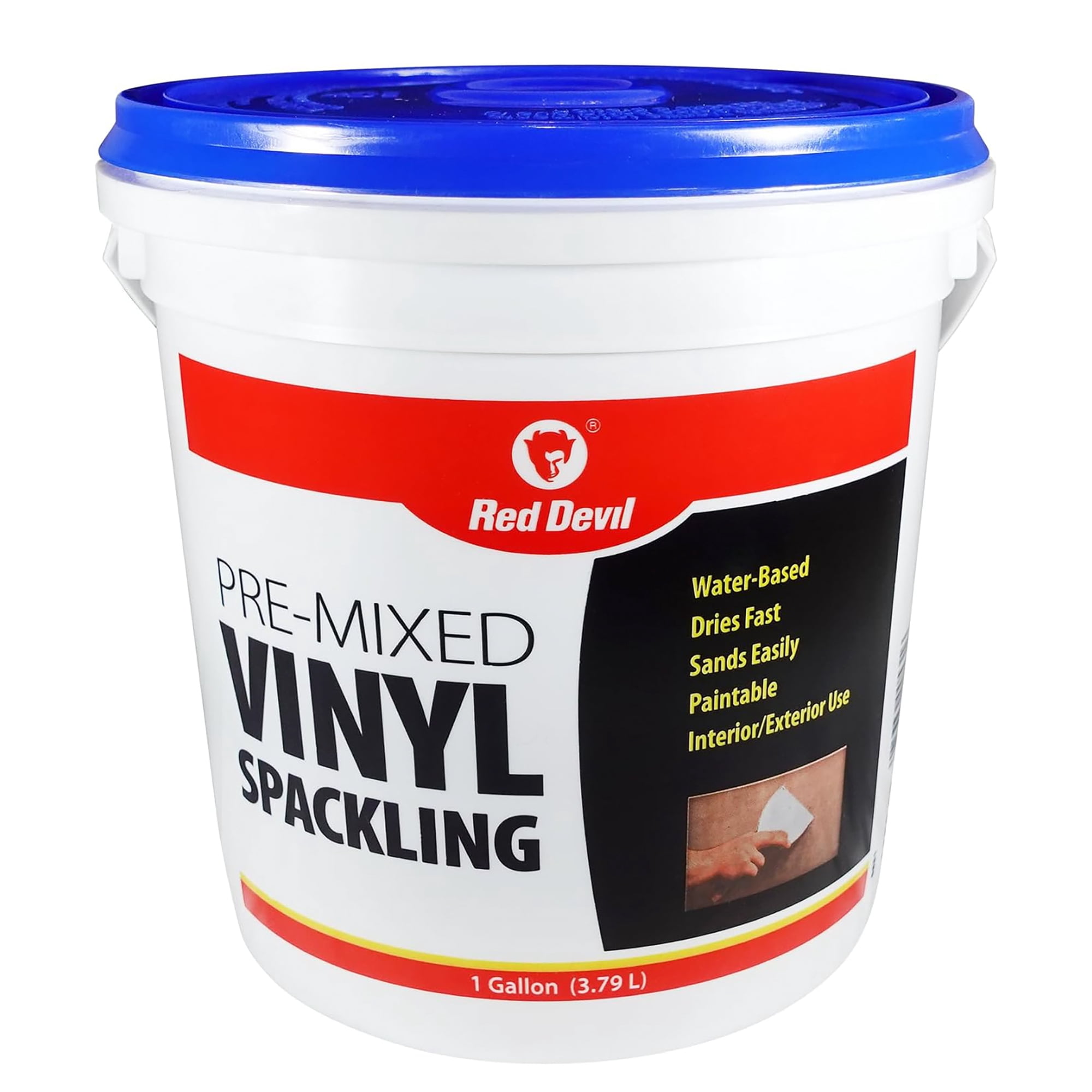 Red Devil Pre-Mixed Vinyl Spackling Gallon Pail 1 Gallon Pail White ...