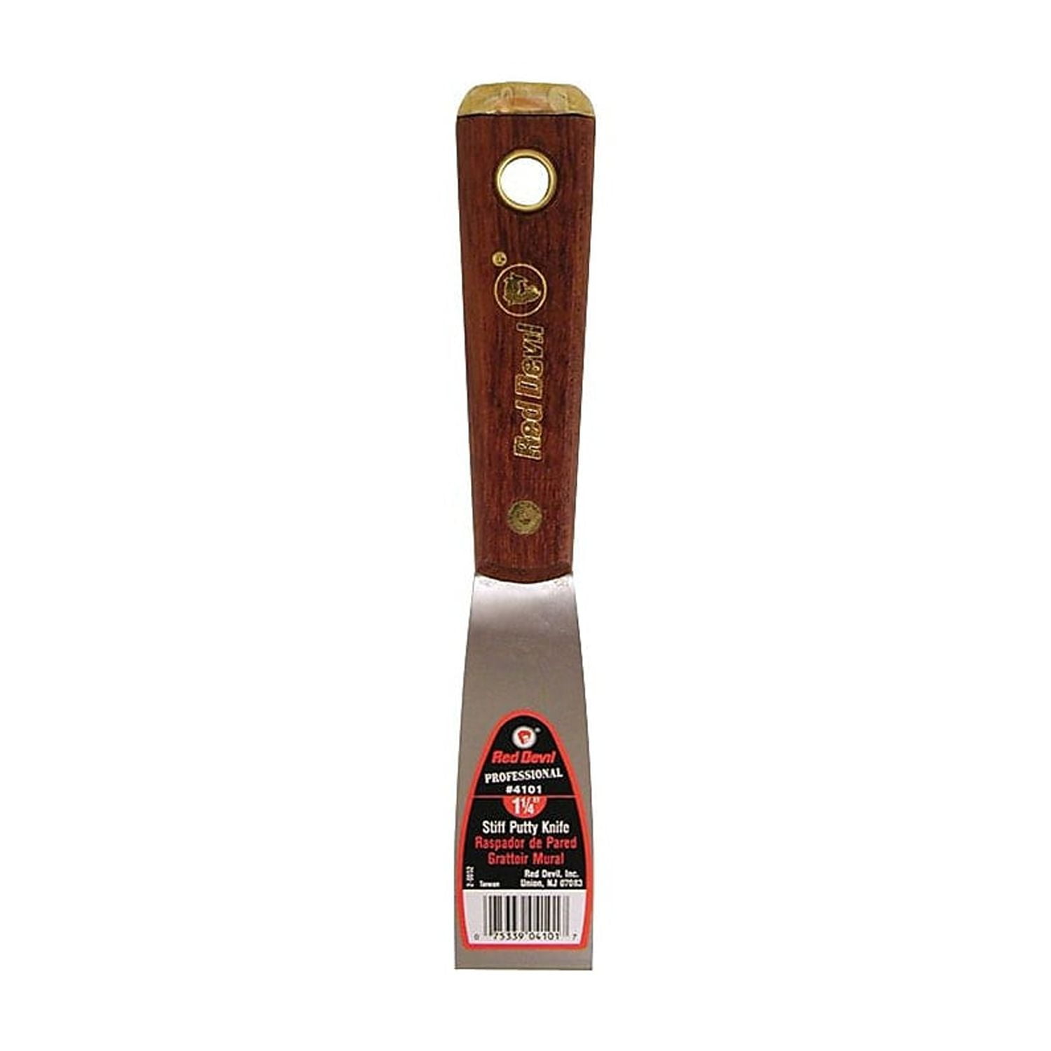 Red Devil Professional Series 4100 Stiff Putty Knife; 2" Blade (630 ...
