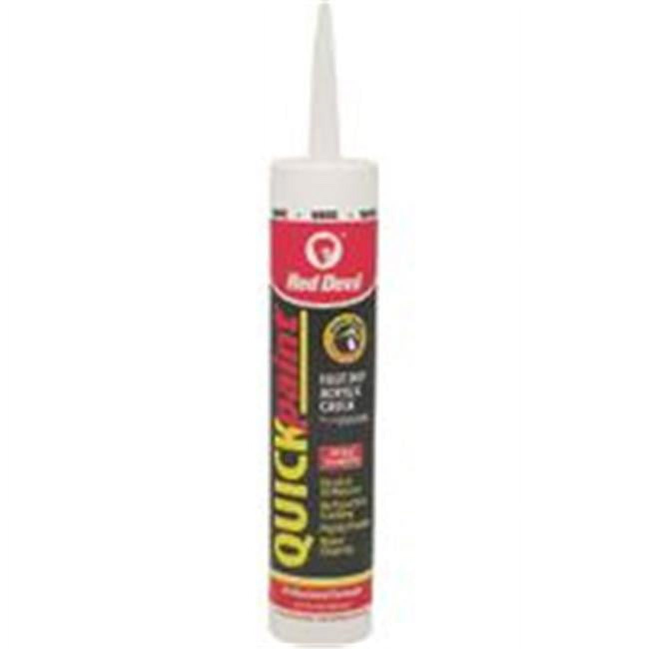 Red Devil 0946 Quickpaint Fast Dry Acrylic Caulk, White, 10.1 Oz, Each ...