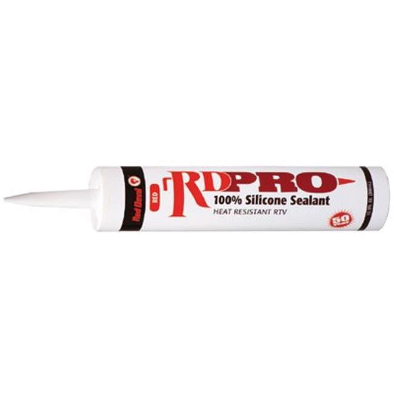Red Devil RD PRO Heat Resistant RTV Sealants, 2.8-oz. Tube, Red ...