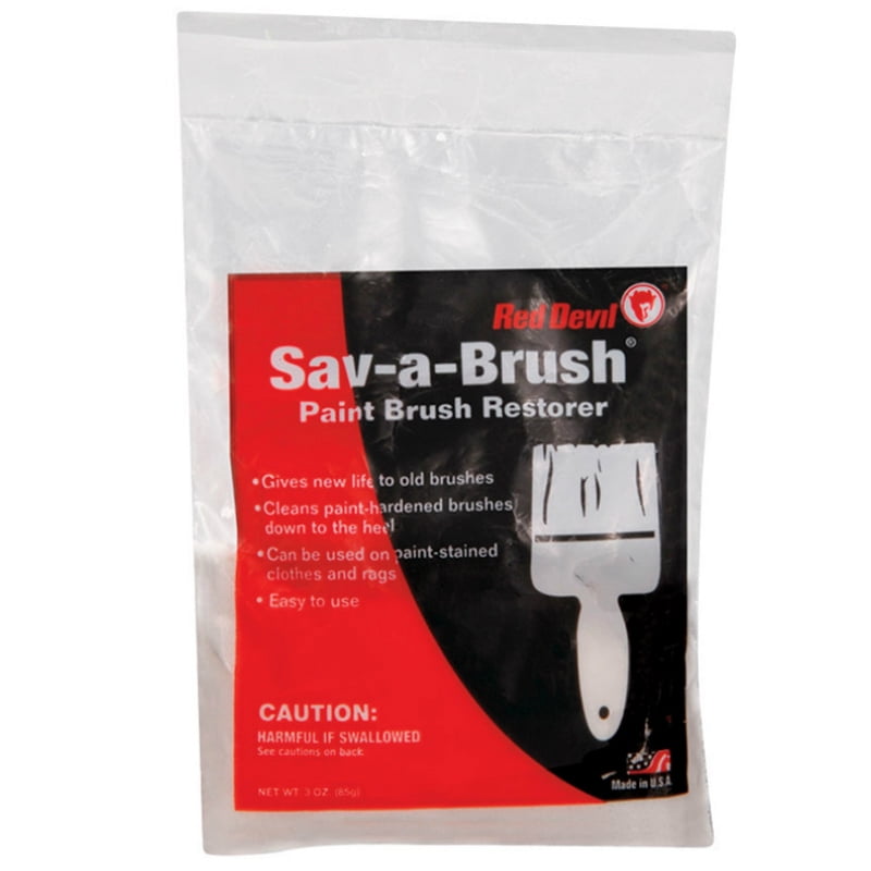 Red Devil Sav-A-Brush Restorer Powder, 3 oz, Paint & Varnish Stripper ...