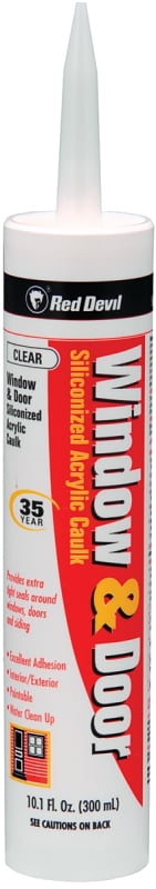 Red Devil Window, Door & Siding Sealants, 10.1-oz. Cartridge, Clear ...