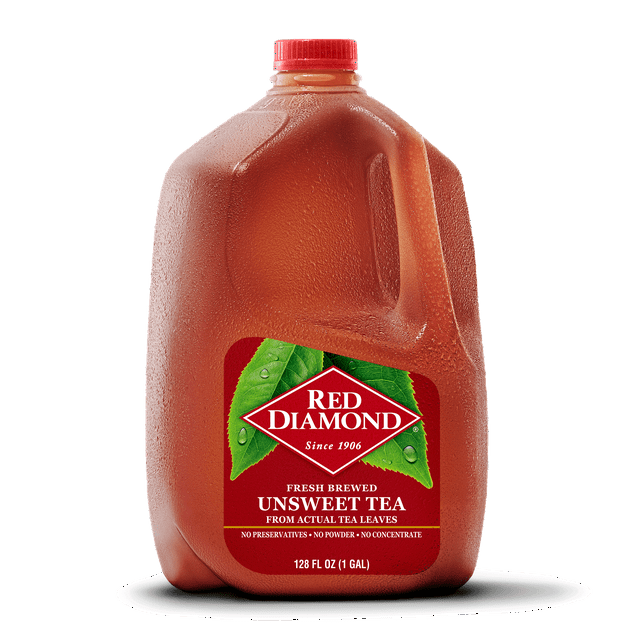 Red Diamond Fresh Brewed Unsweet Iced Tea, 1 Gallon Jug - Walmart.com