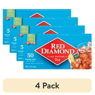 Red Diamond Pekoe and Orange Pekoe Tea Bags, Iced Tea Bags, Family Size ...
